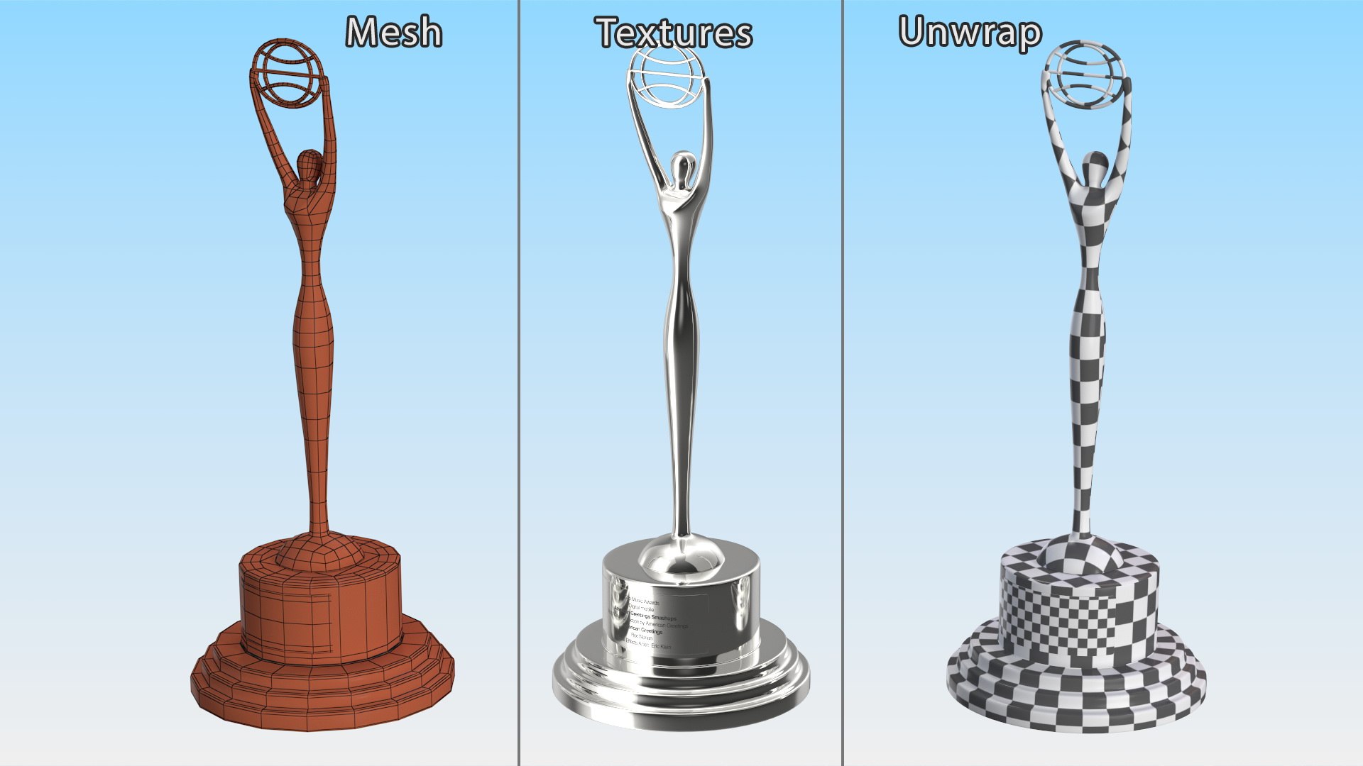 3D Clio Trophy Silver Model - TurboSquid 2350703