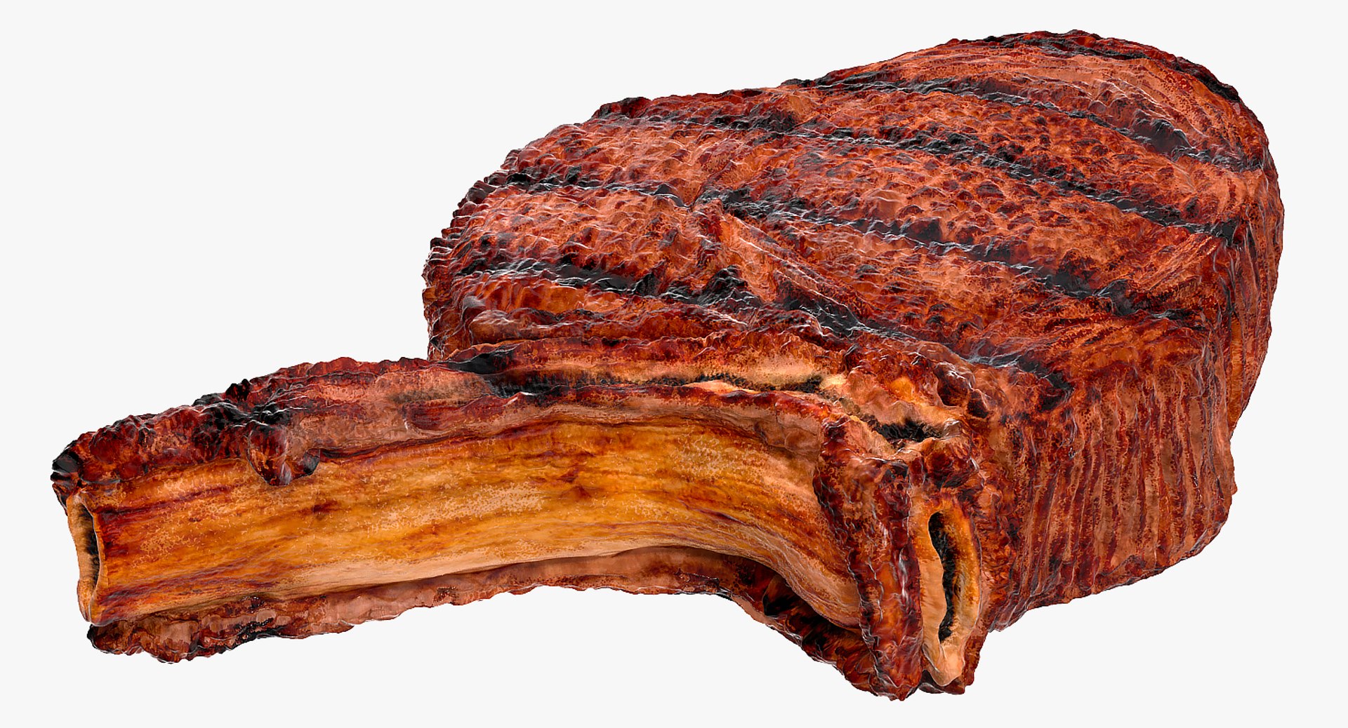 Bbq long bone ribeye model - TurboSquid 1408773