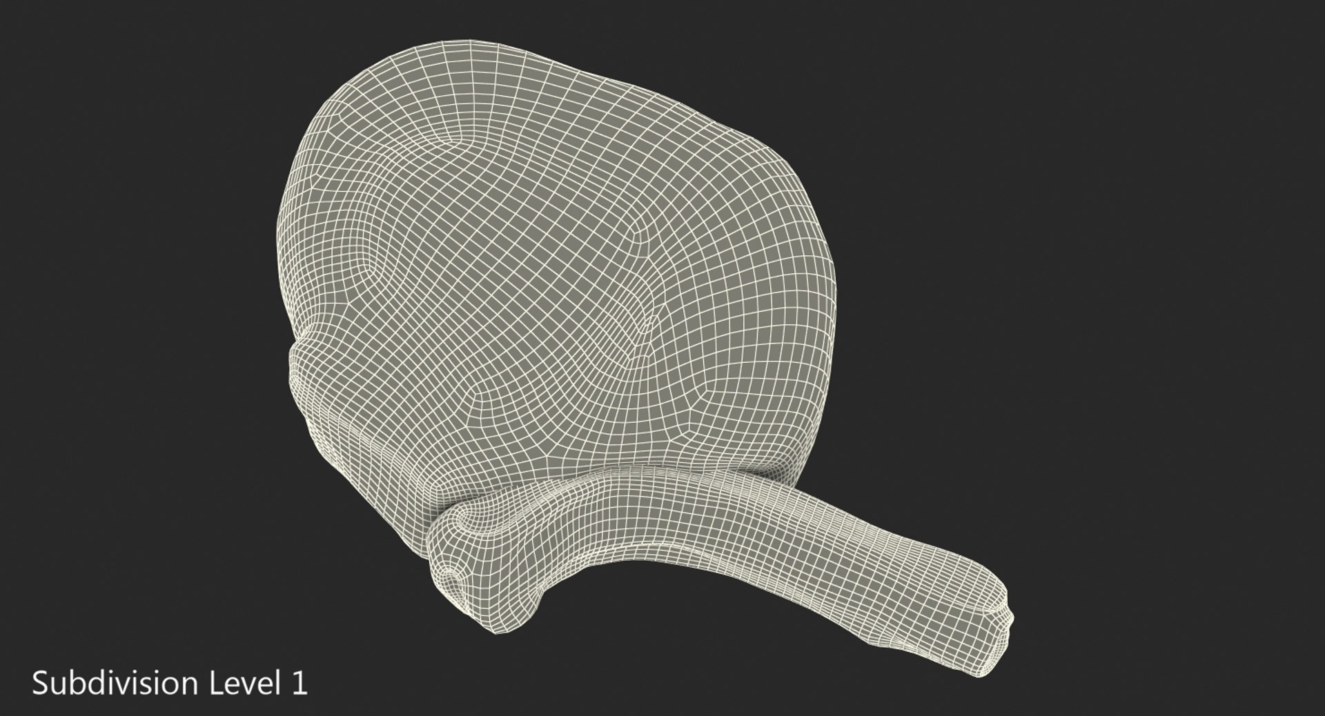 Bbq long bone ribeye model - TurboSquid 1408773