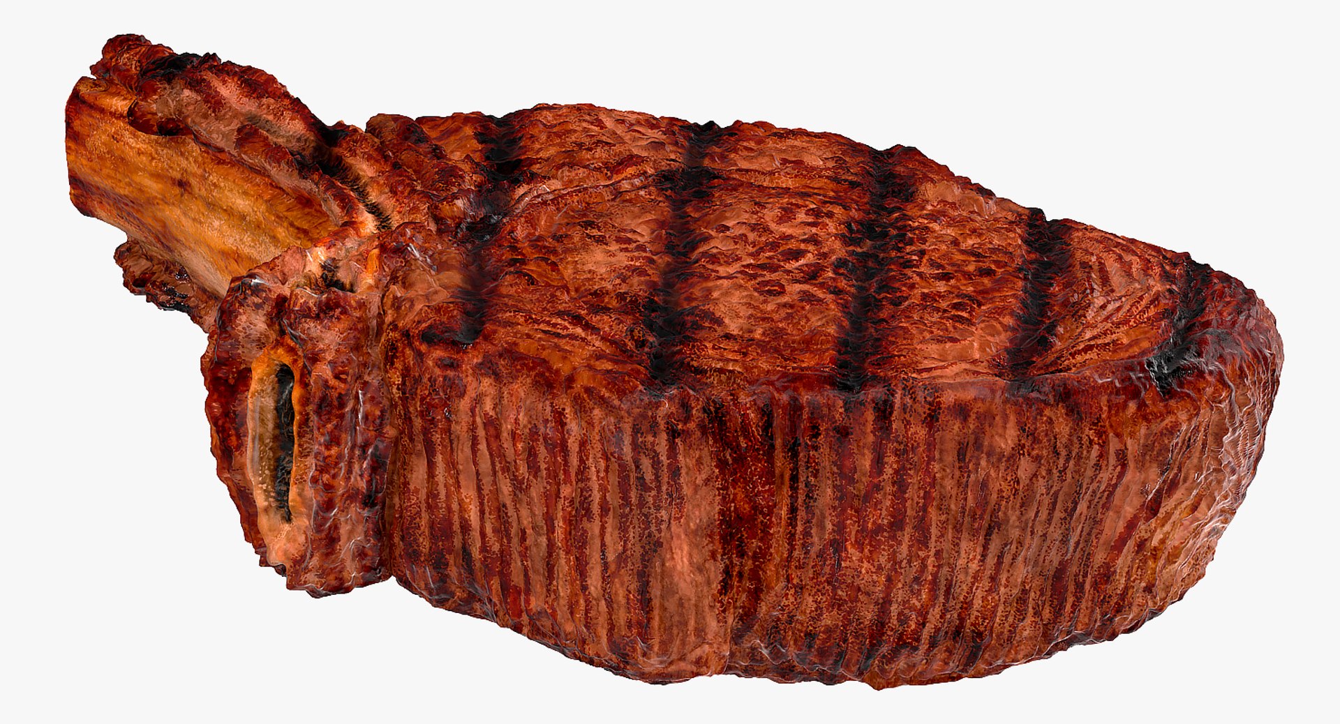 Bbq long bone ribeye model - TurboSquid 1408773