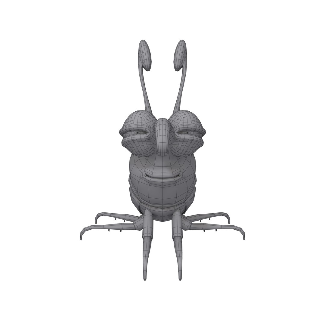 3D Model Bug Cartoon - TurboSquid 1629581