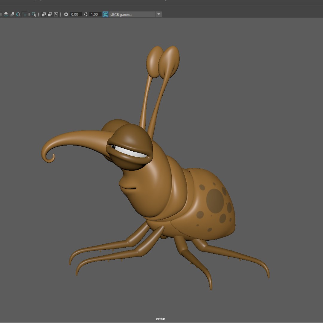 3D Model Bug Cartoon - TurboSquid 1629581