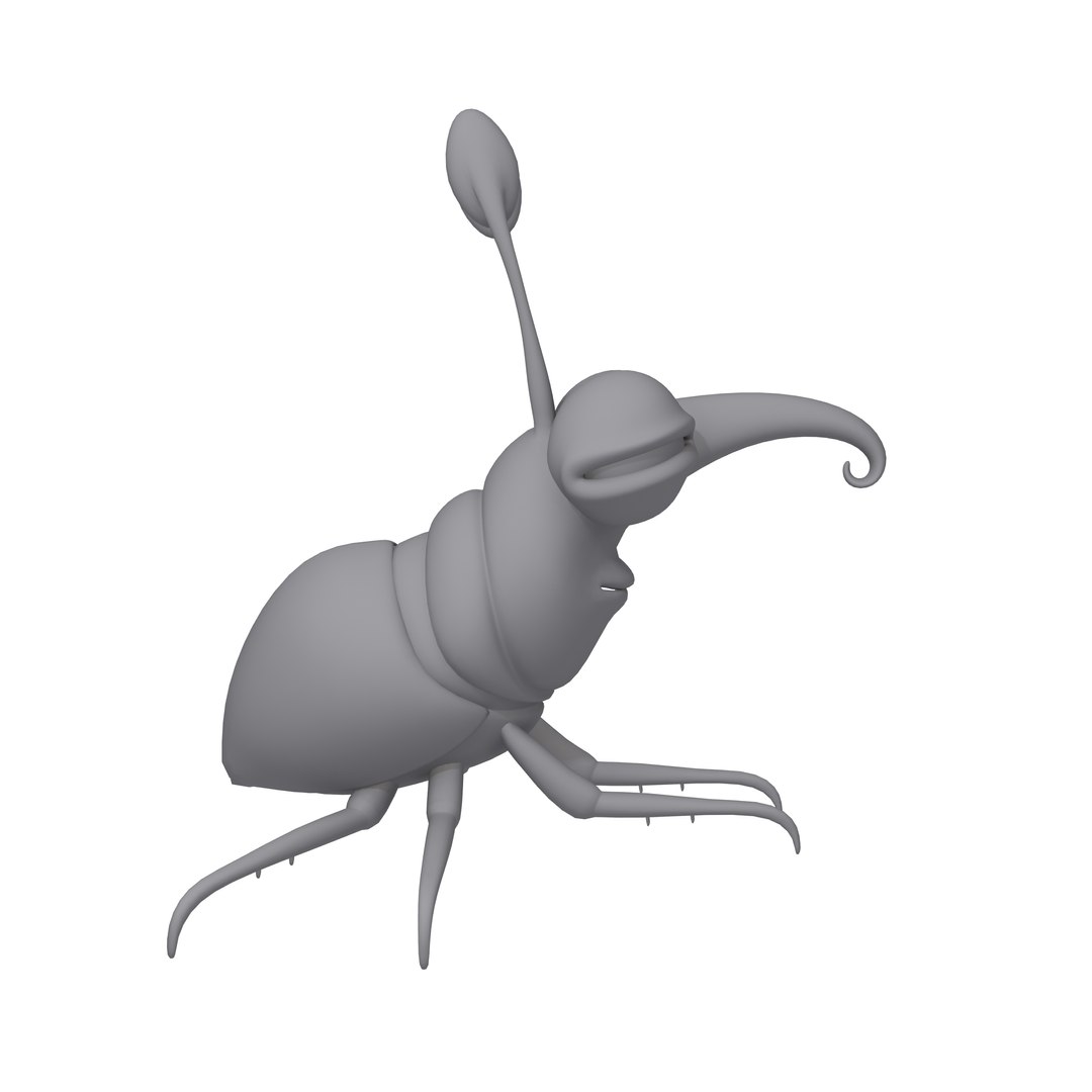 3D Model Bug Cartoon - TurboSquid 1629581