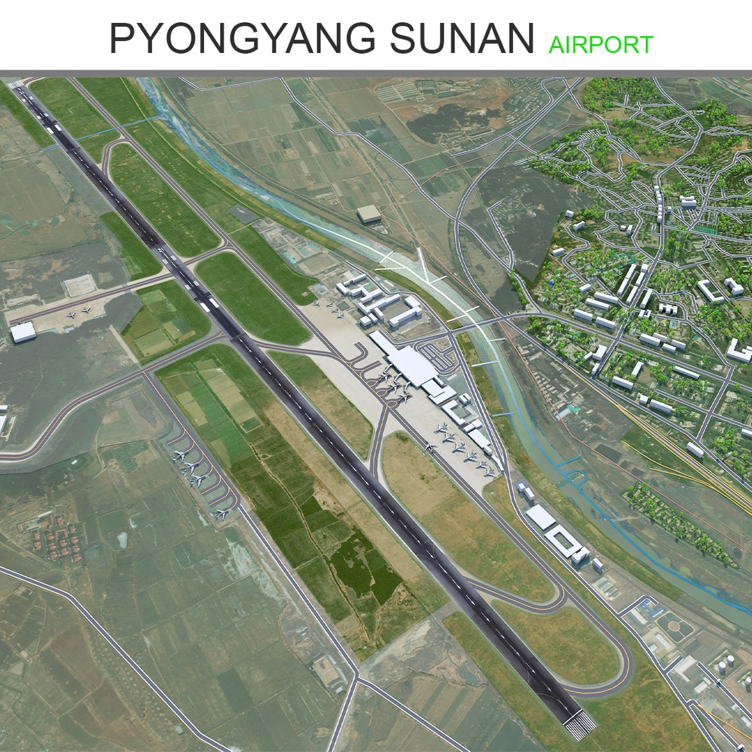 3D Pyongyang Sunan Airport - TurboSquid 2067153