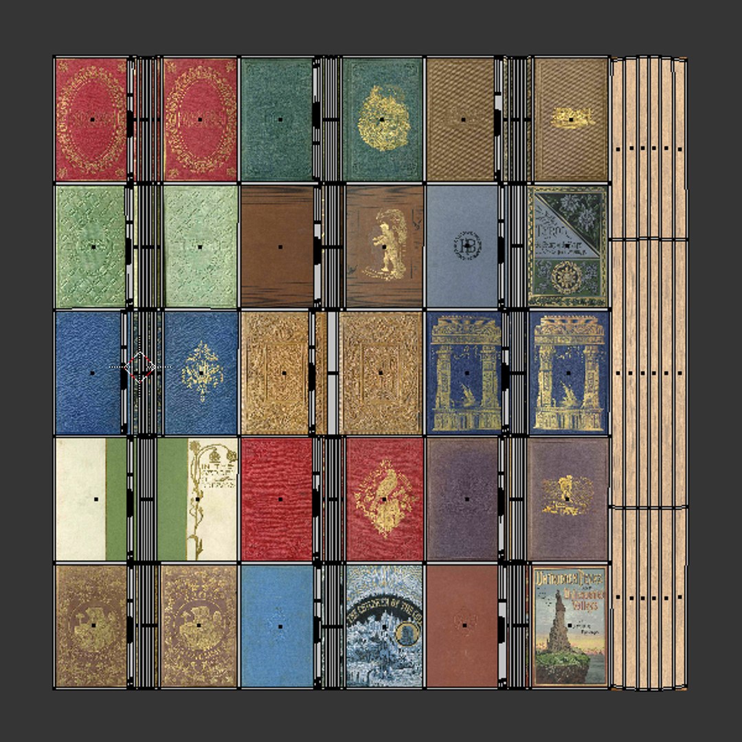 3d Realistic Books Pack 3 Model