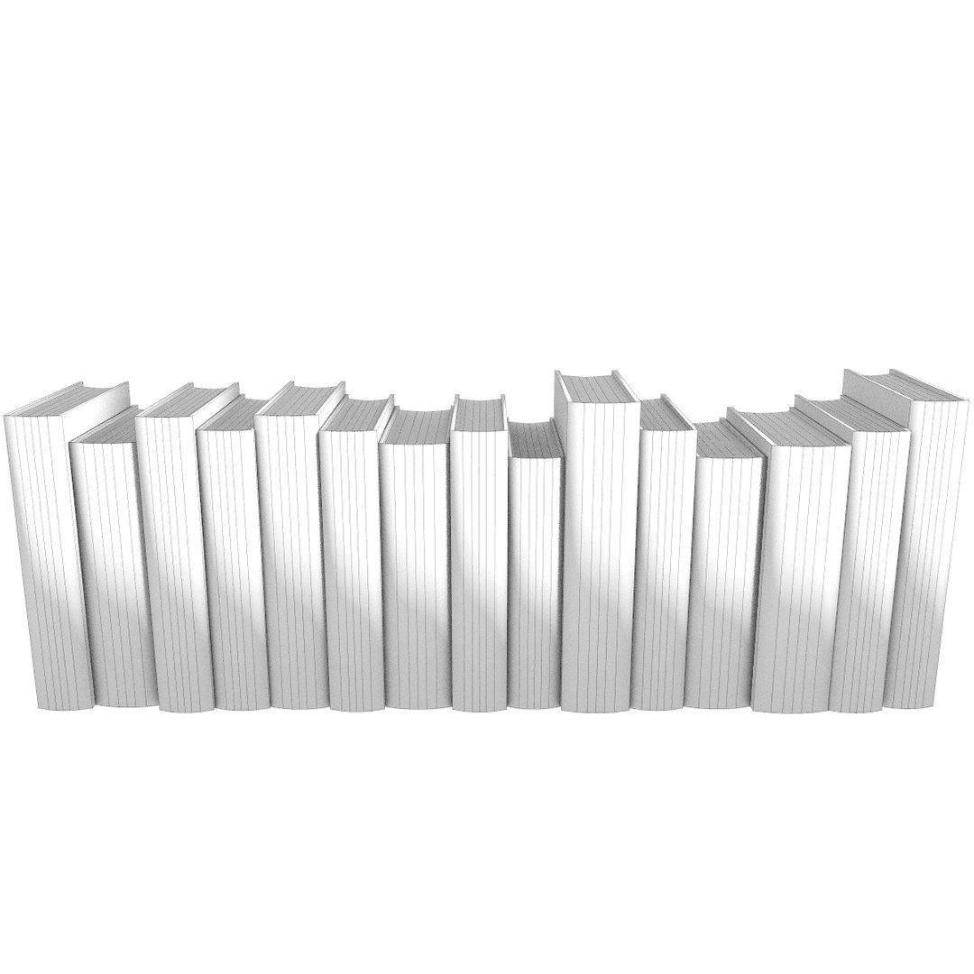 3d Realistic Books Pack 3 Model