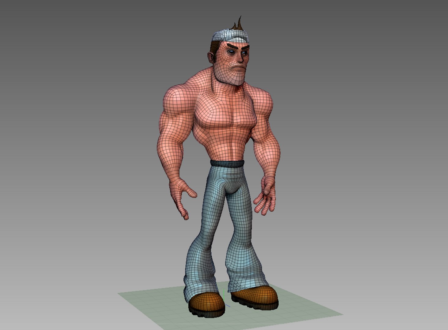 3D Model Man Cartoon Gentleman - TurboSquid 1696913
