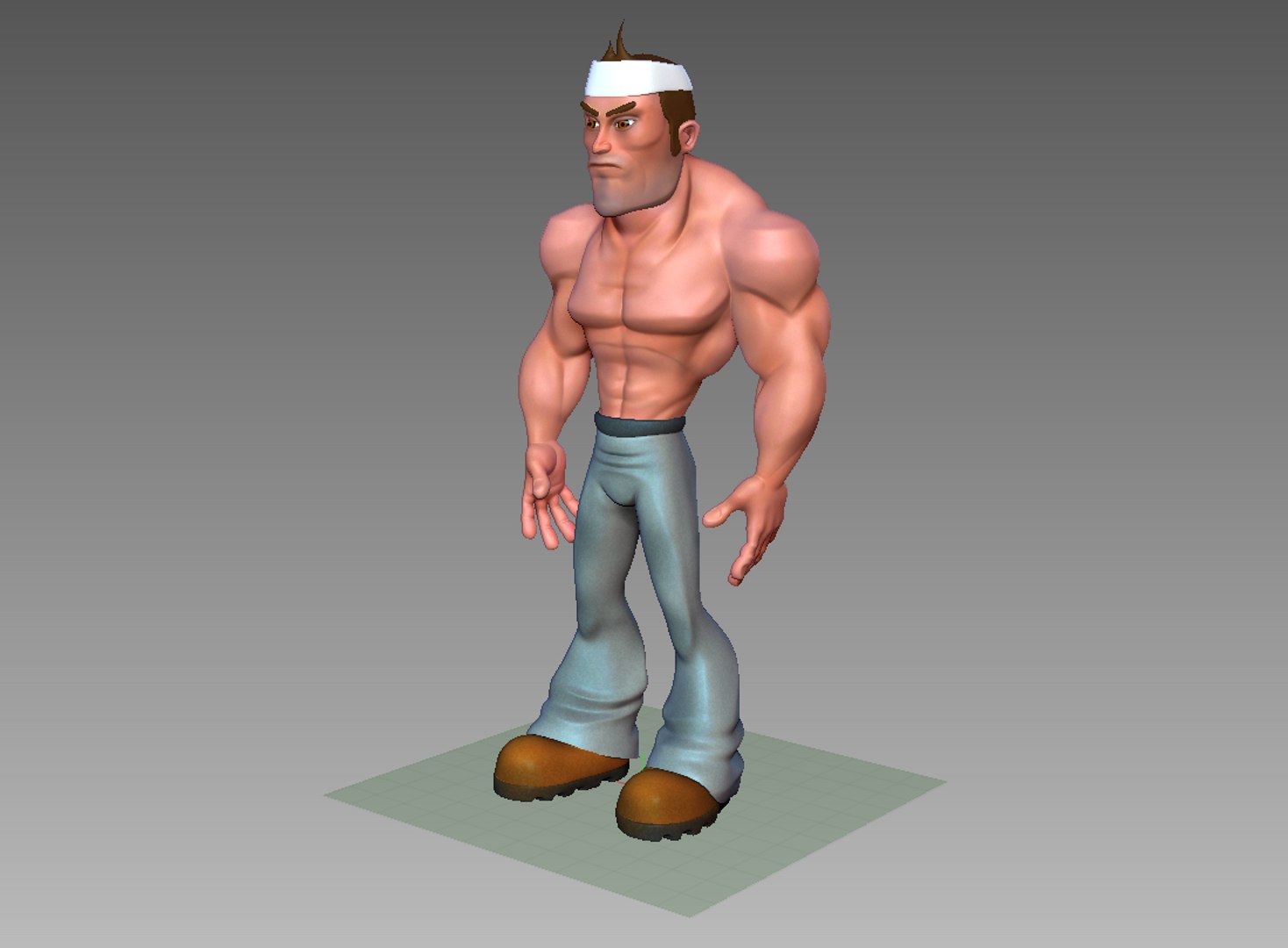 3D model man cartoon gentleman - TurboSquid 1696913