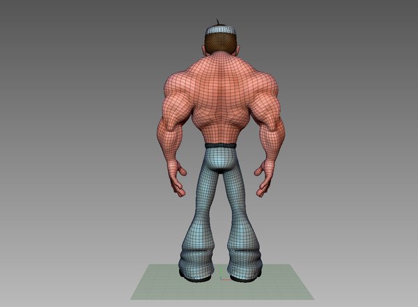 3D model man cartoon gentleman - TurboSquid 1696913