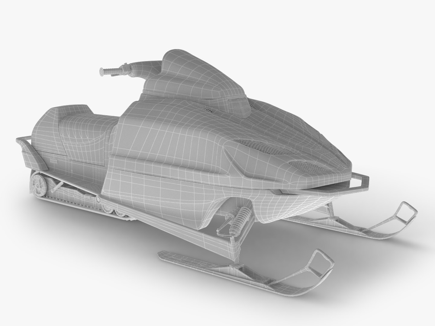 3D Snowmobile Snow - TurboSquid 1531439