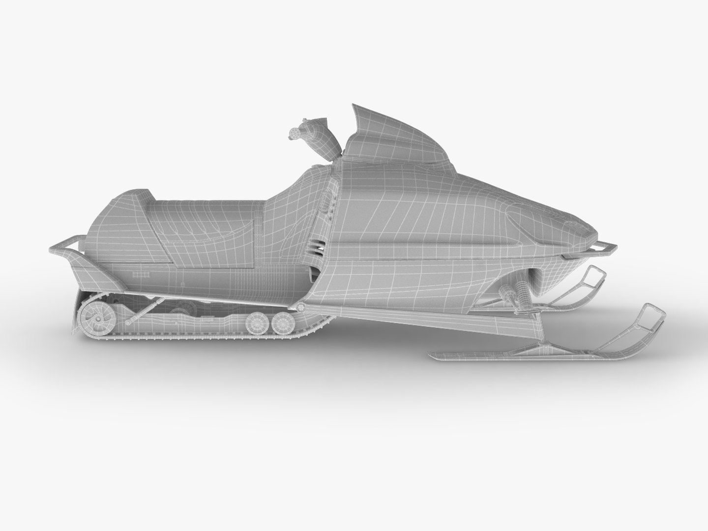 3D Snowmobile Snow - TurboSquid 1531439