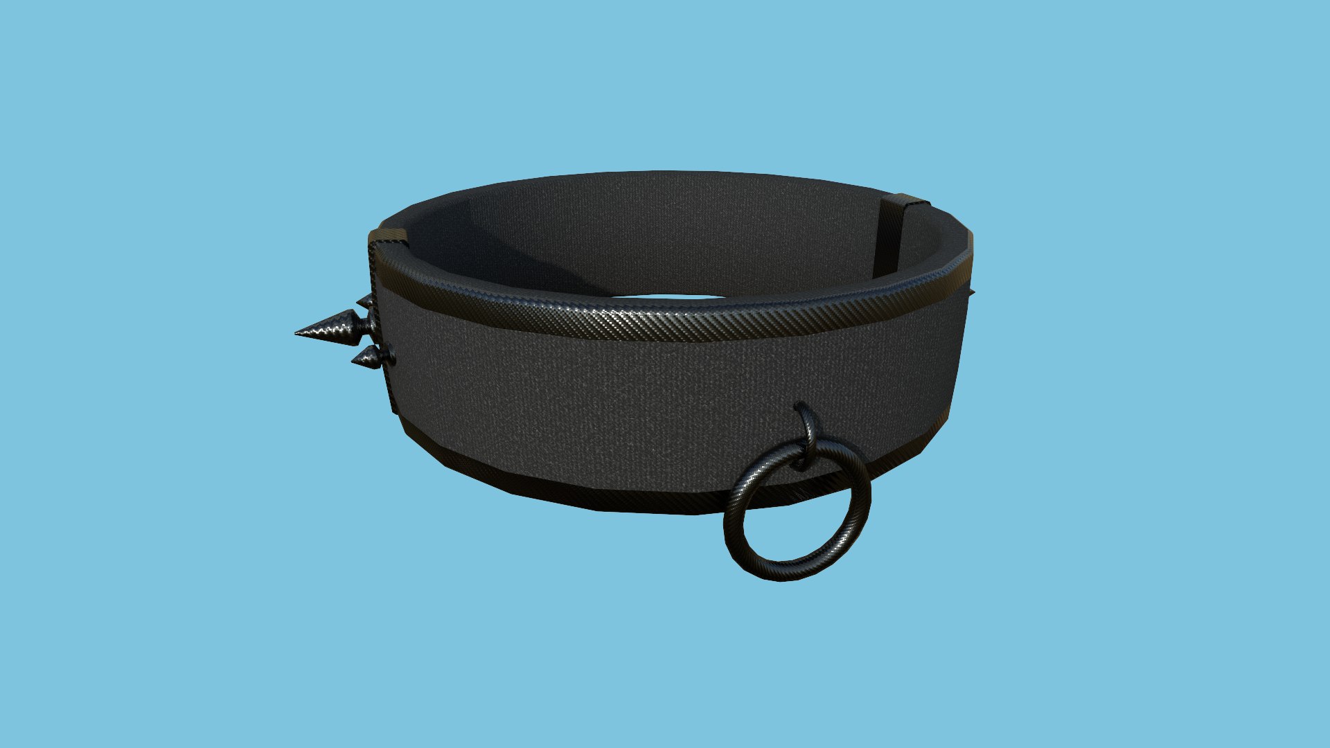 Gothic Choker Collar 04 Black Fabric - Character Design Fashion model ...