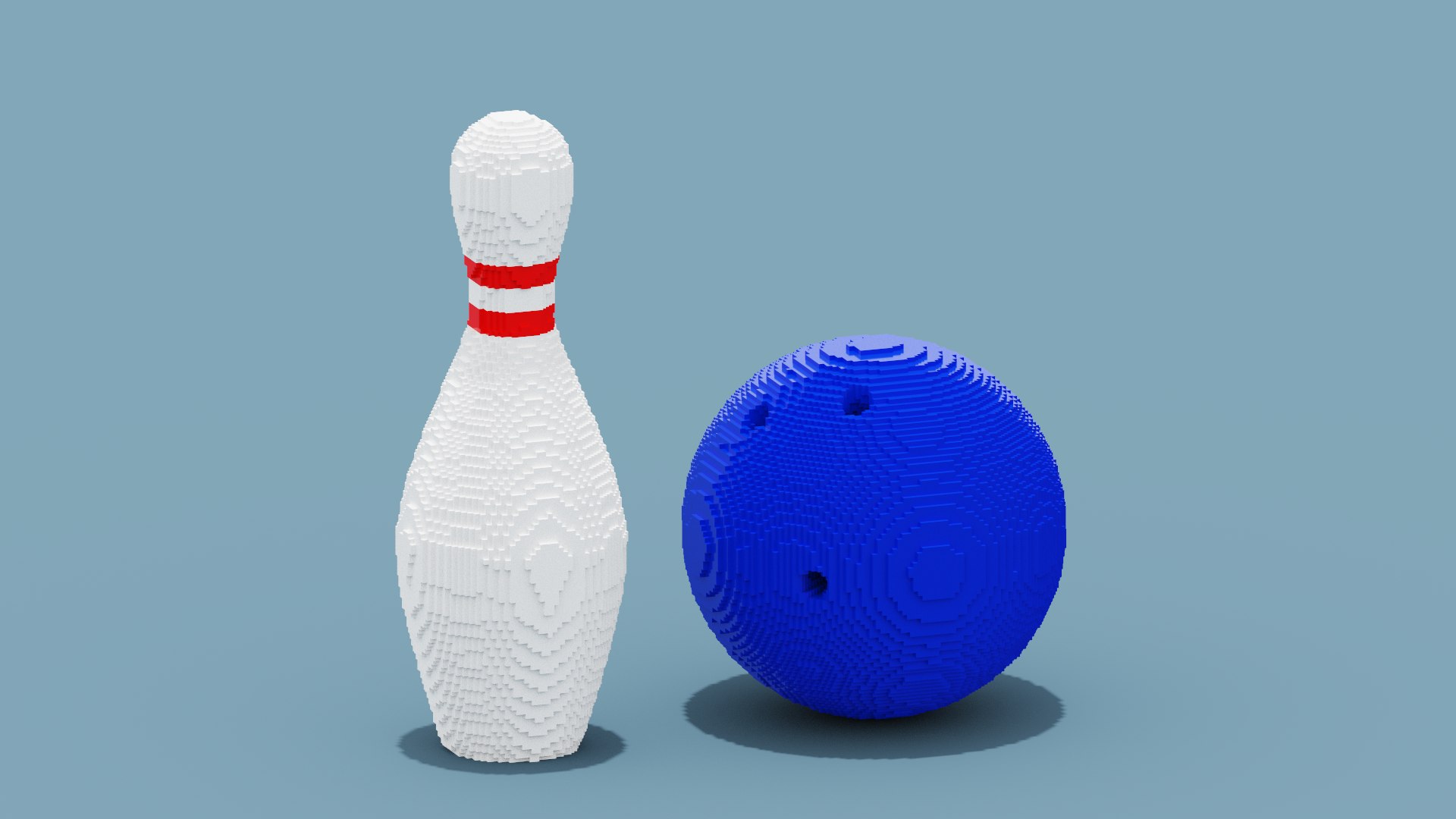 3D Bowling Ball And Pin - TurboSquid 2056605