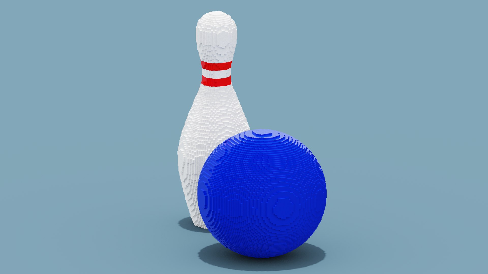 3D Bowling Ball And Pin - TurboSquid 2056605