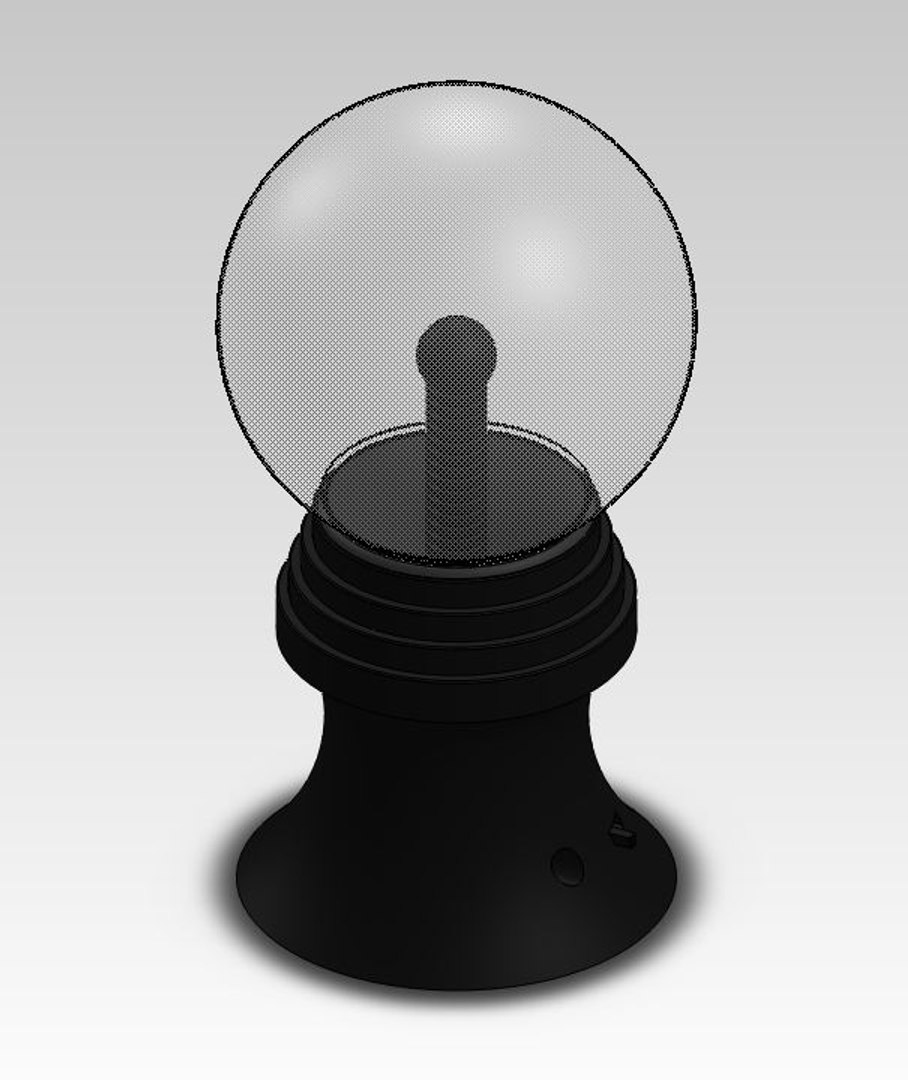Desktop Tesla Coil 3d Model