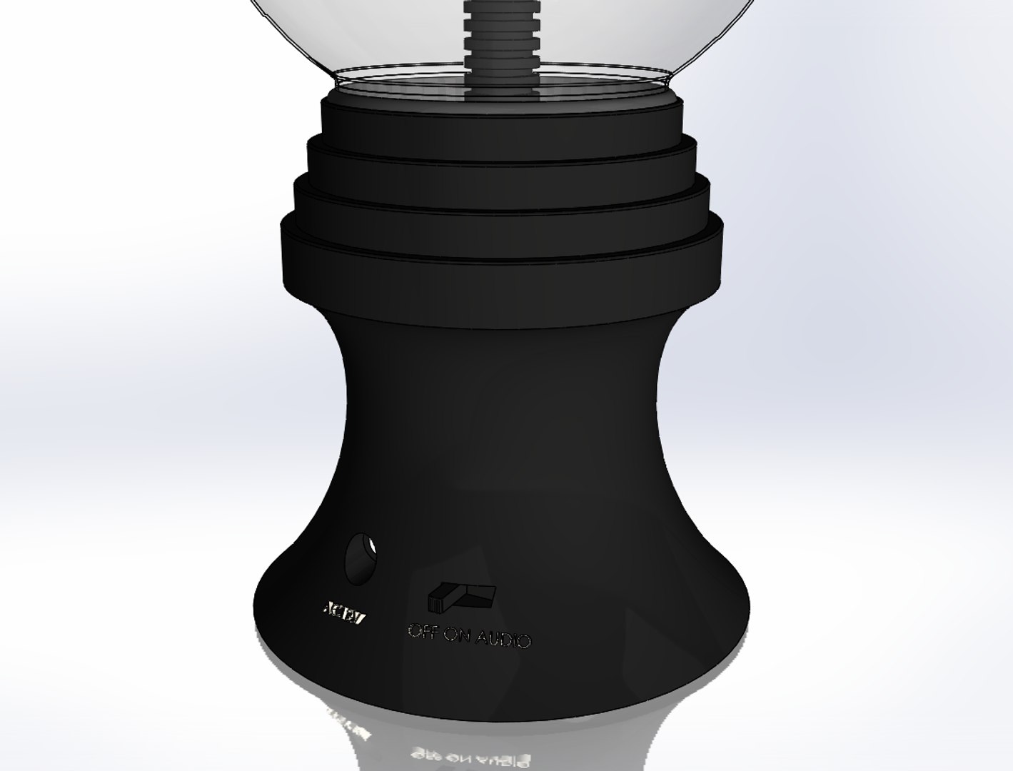 Desktop Tesla Coil 3d Model