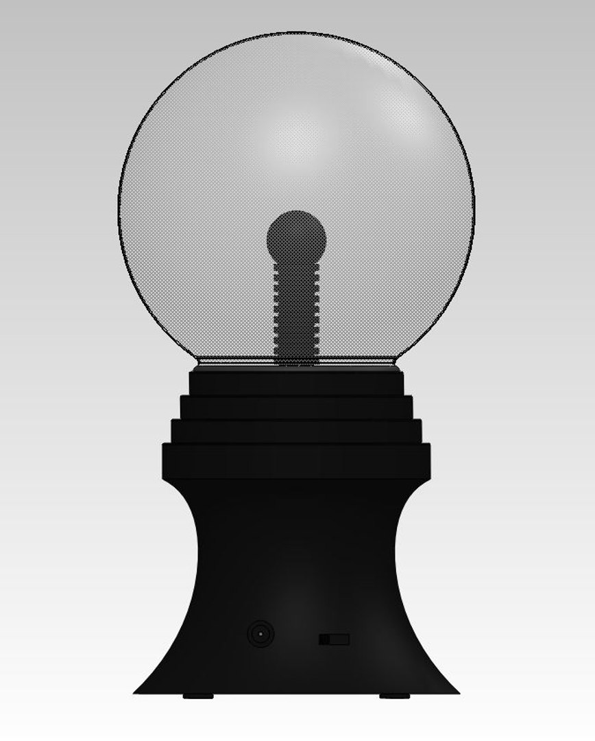 Desktop Tesla Coil 3d Model
