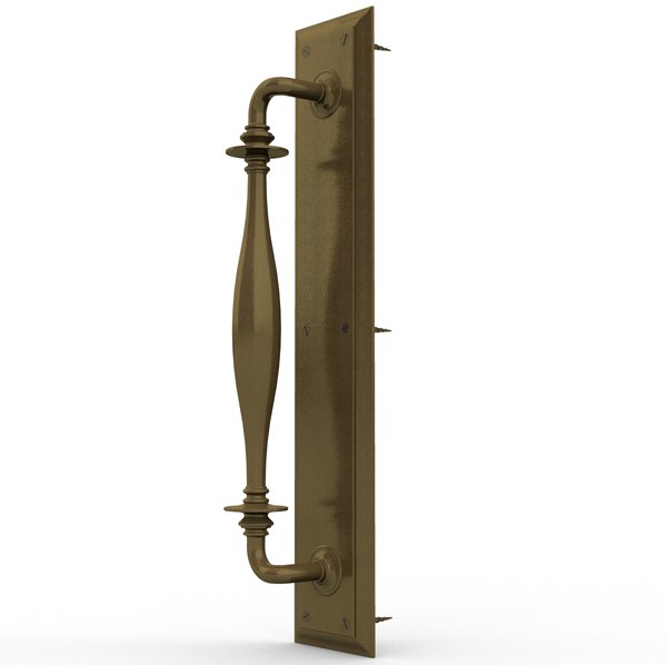 Free ornate handle lock cover 3D - TurboSquid 1591249