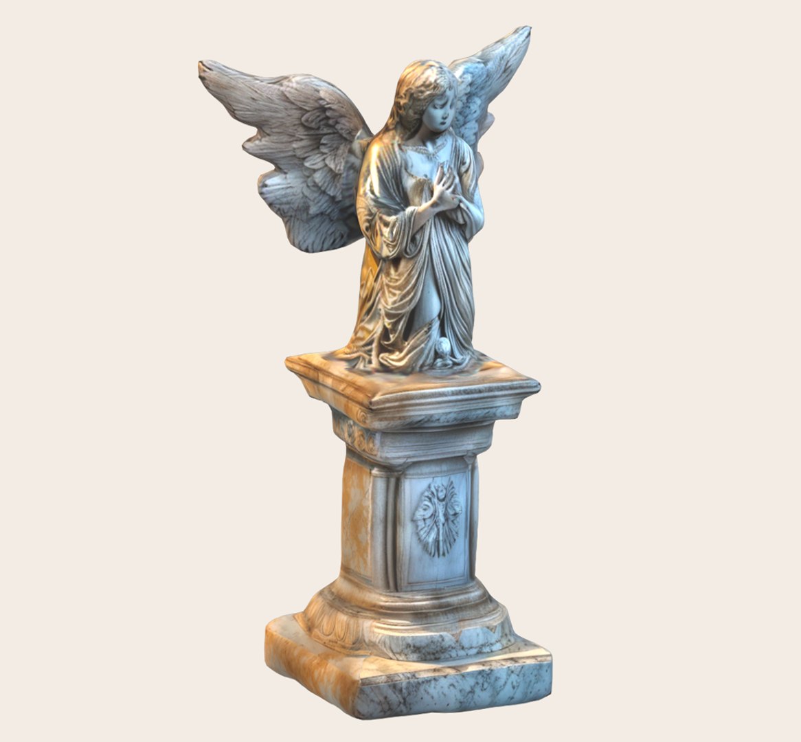 Angel Statue 3D Model - TurboSquid 2208397
