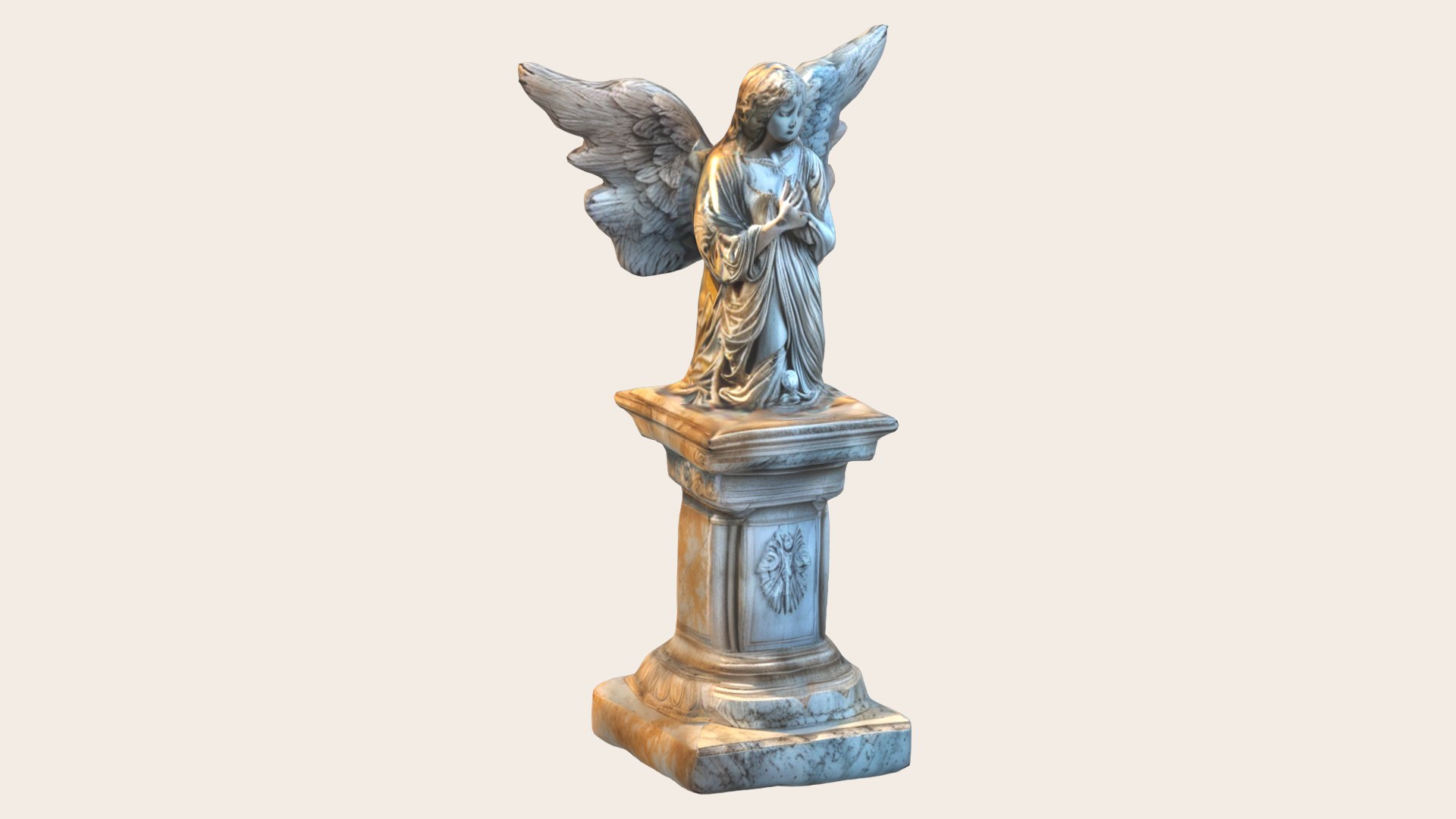 Angel Statue 3D Model - TurboSquid 2208397