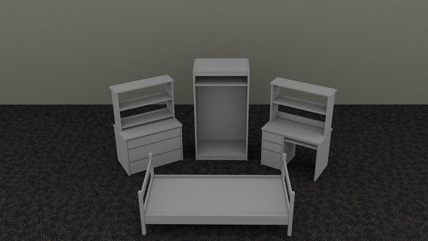 Desk Bed Collada Models for Download | TurboSquid