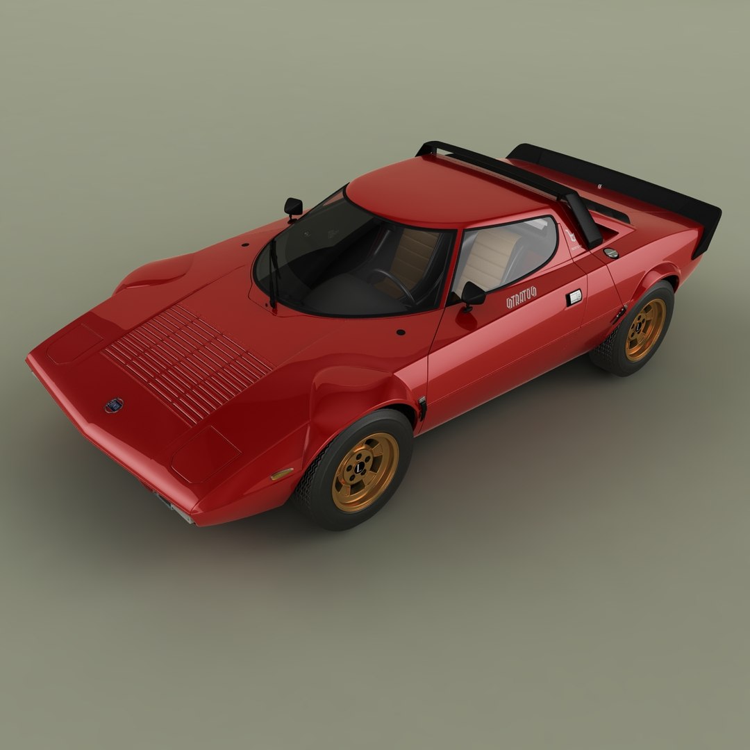 1972 Lancia Stratos Hf 3D Model - TurboSquid 1408218