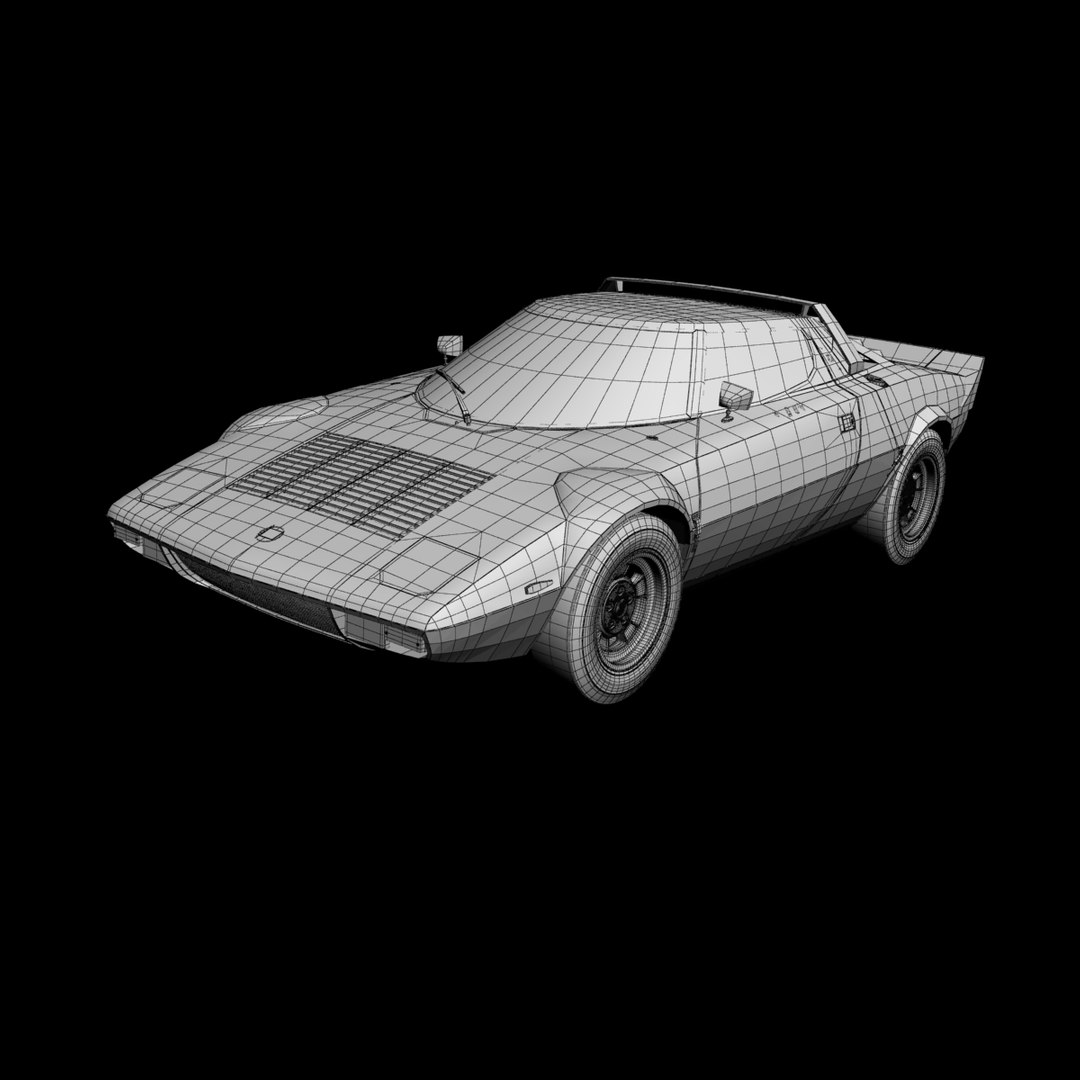 1972 Lancia Stratos Hf 3D Model - TurboSquid 1408218