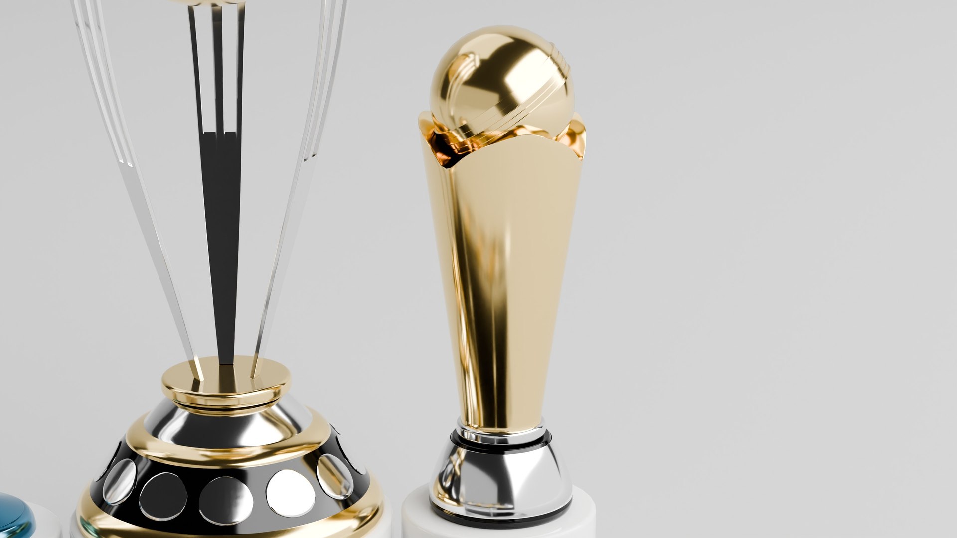 3D Model ICC Trophies 3d Model Pack - TurboSquid 2414244
