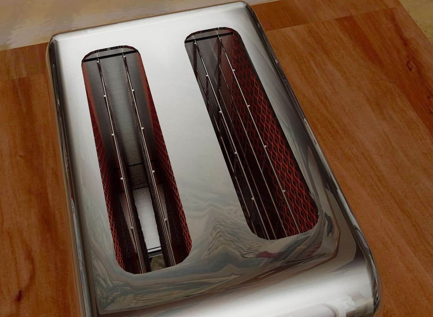 Toaster Mentalray Bread Obj