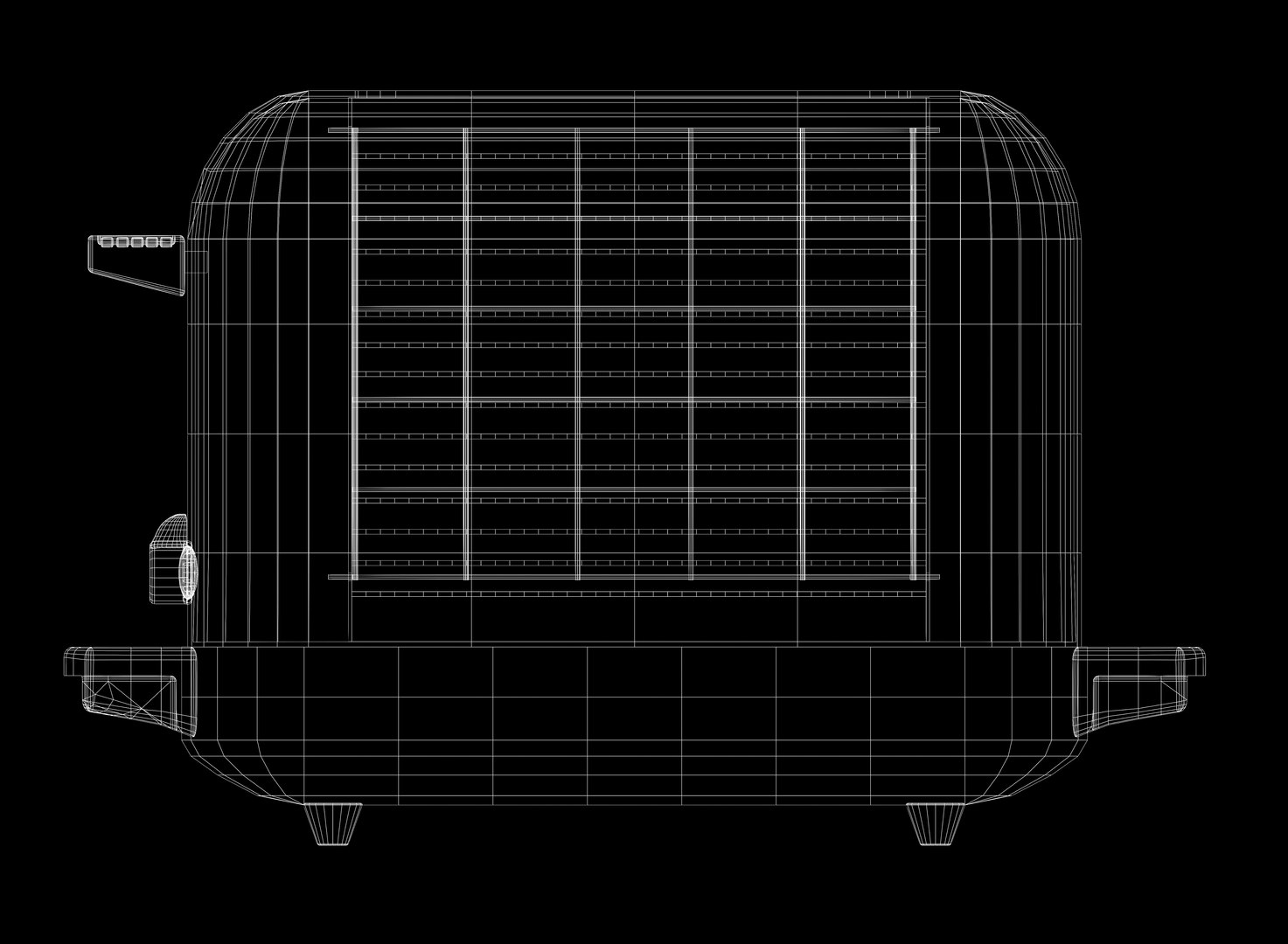 Toaster Mentalray Bread Obj