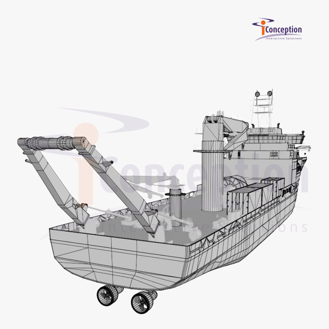 Ship Toisa Vessel 3d Model