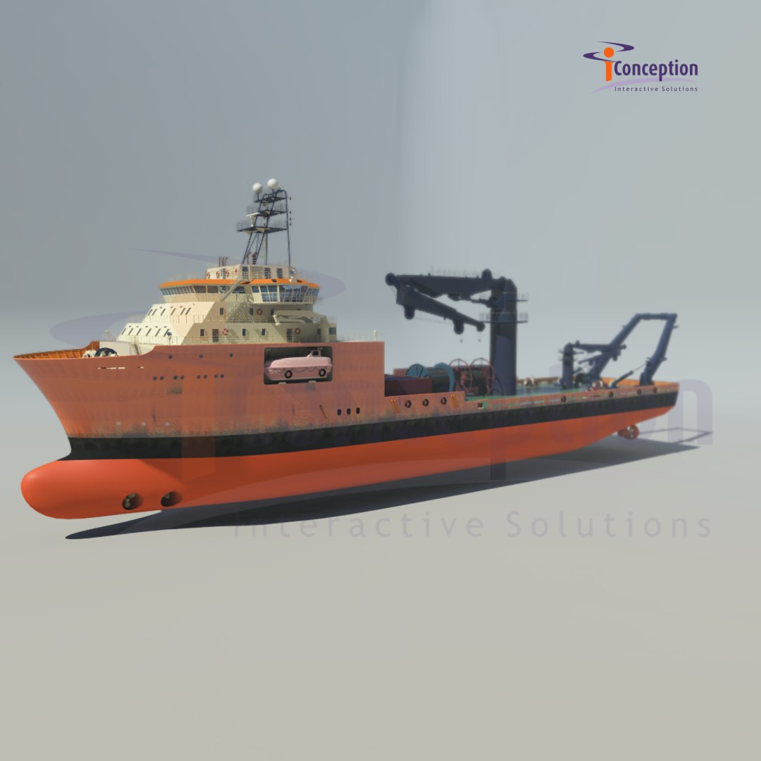 Ship Toisa Vessel 3d Model
