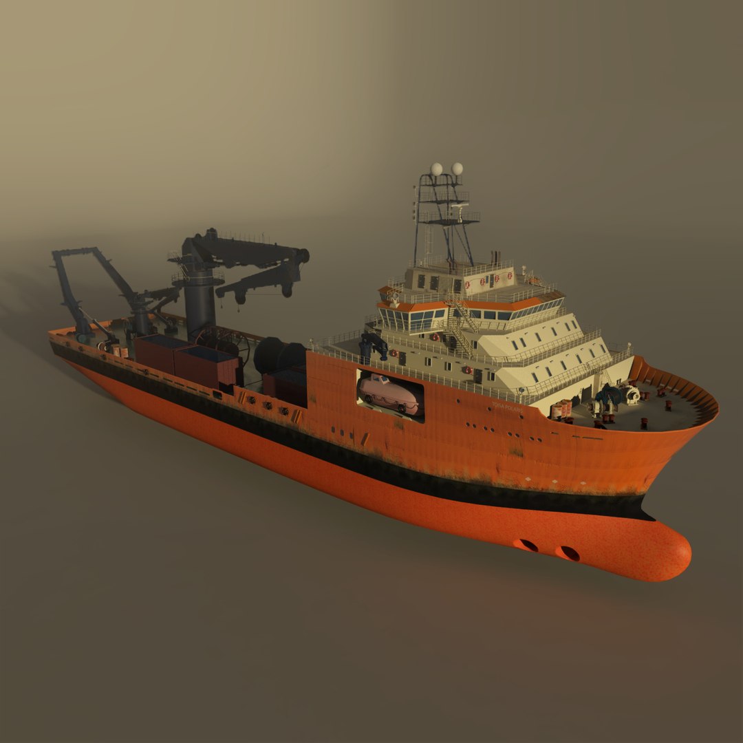 Ship Toisa Vessel 3d Model