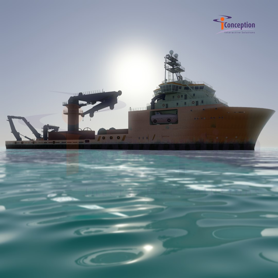 Ship Toisa Vessel 3d Model