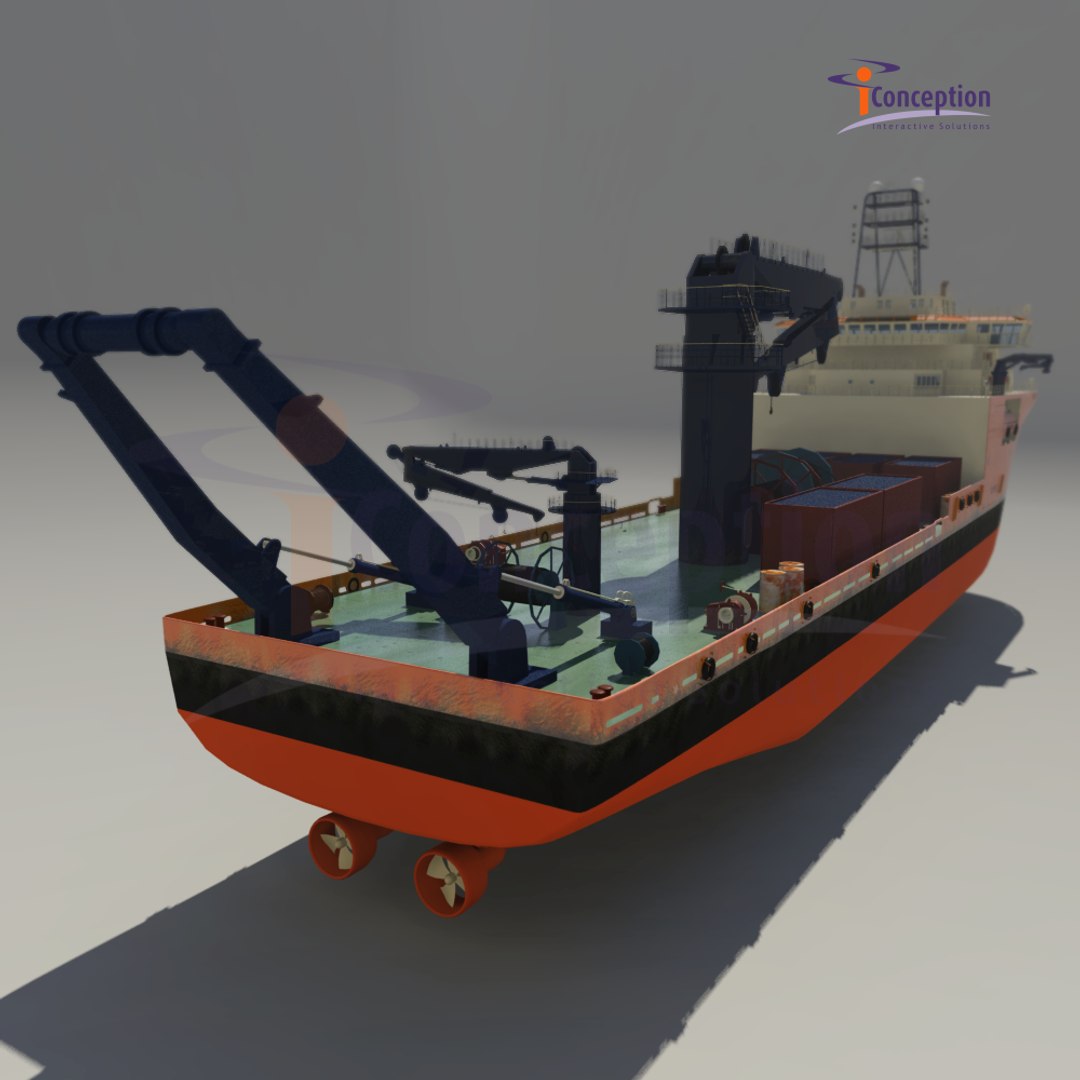 Ship Toisa Vessel 3d Model