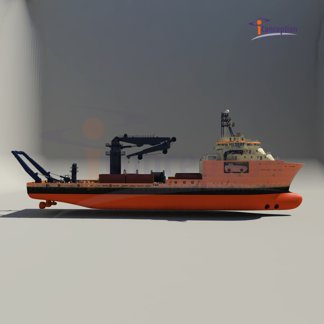Ship Toisa Vessel 3d Model