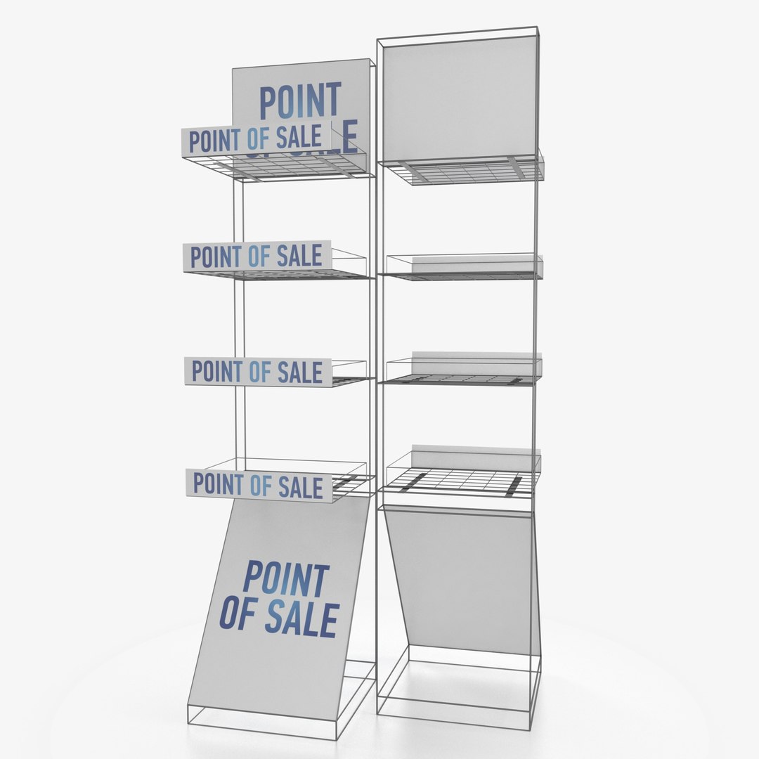 Display Rack 3D Model - TurboSquid 1361639