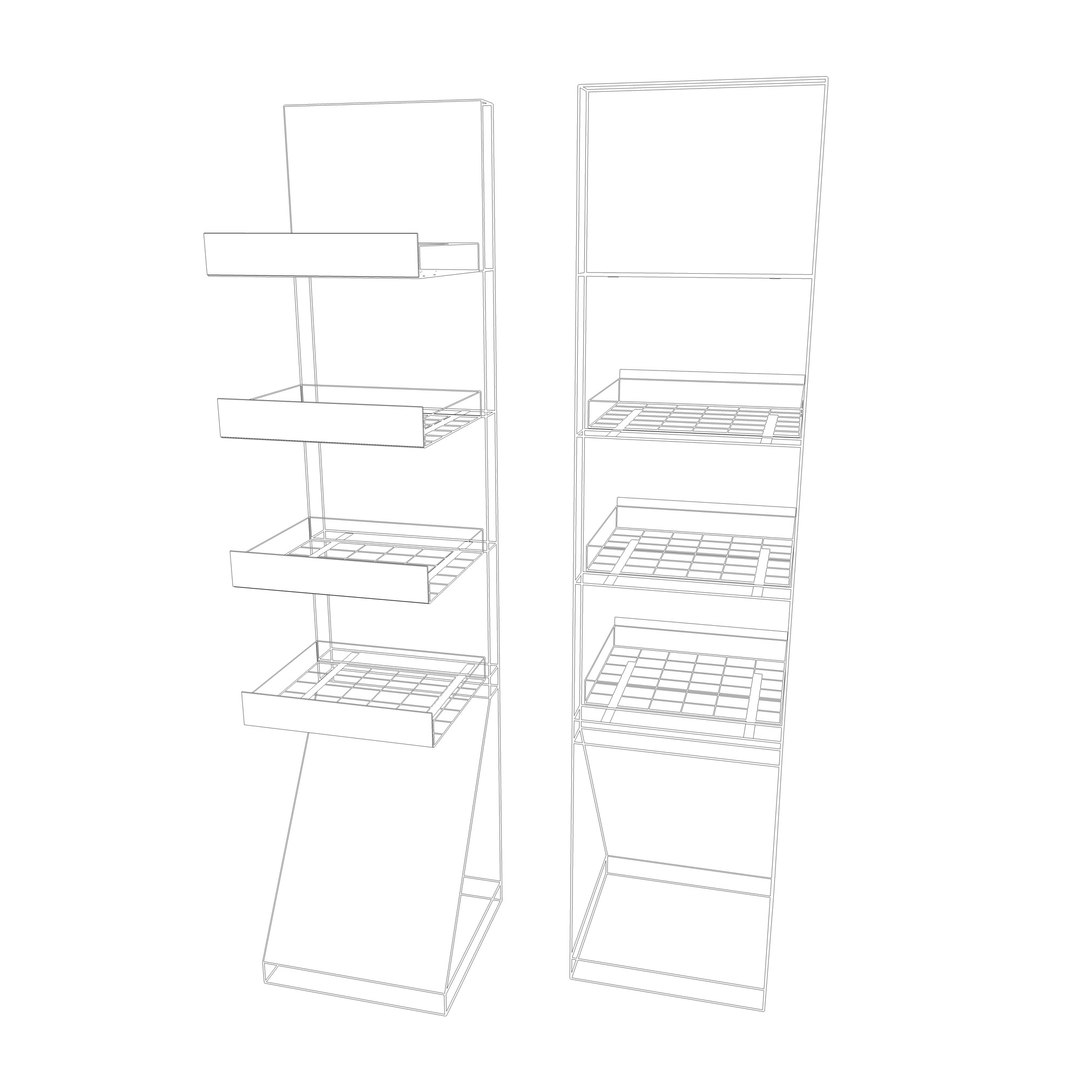 Display Rack 3D Model - TurboSquid 1361639