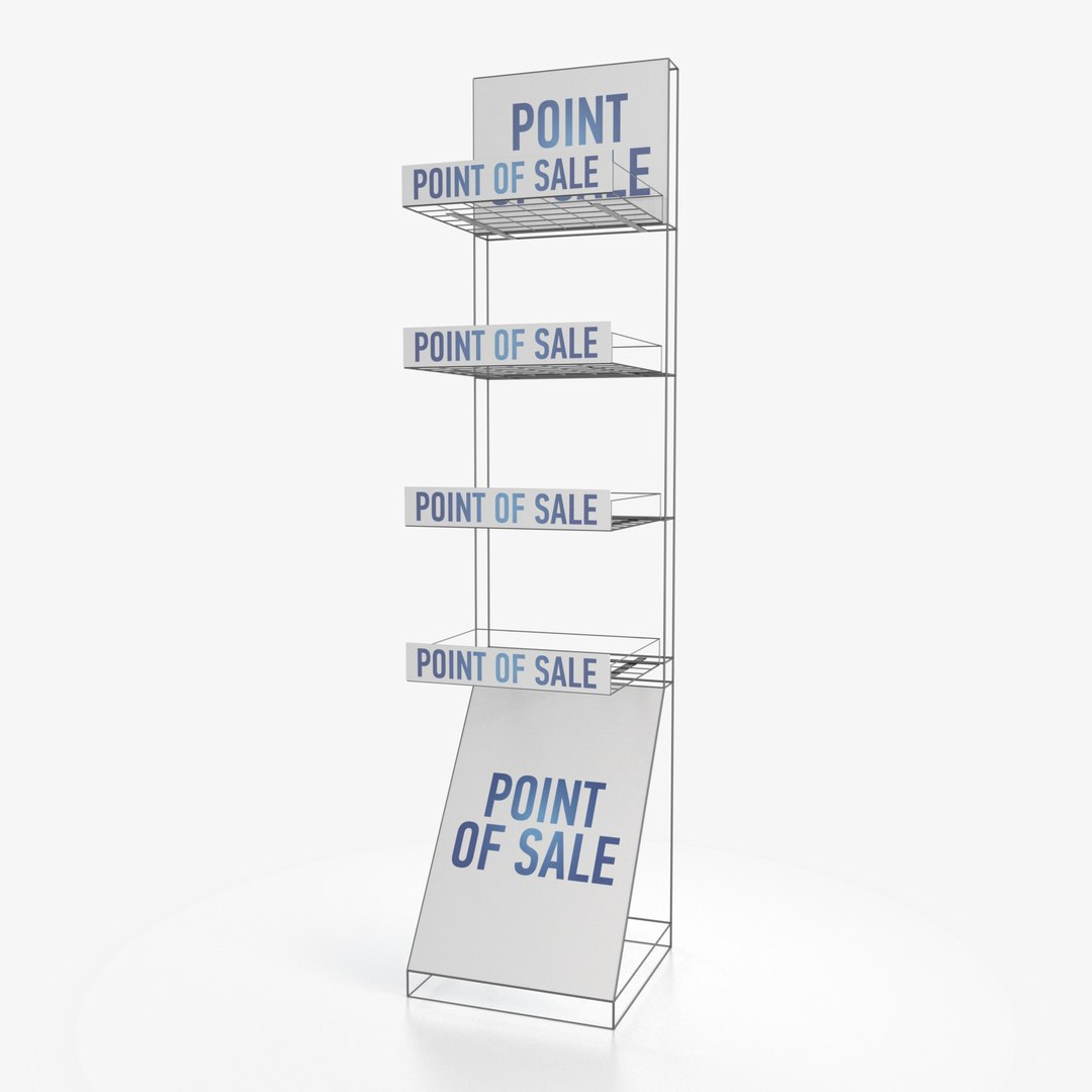 Display Rack 3D Model - TurboSquid 1361639