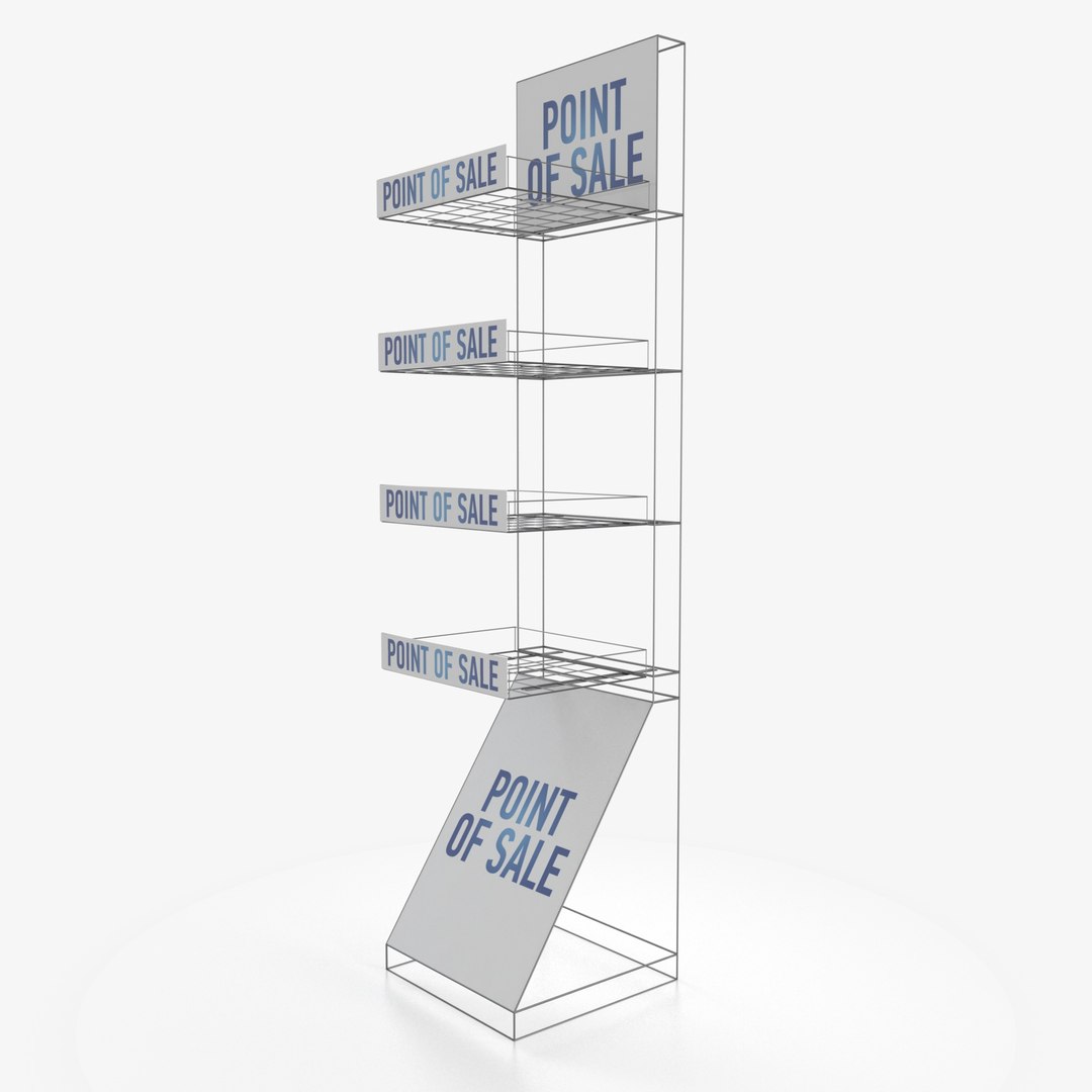 Display Rack 3D Model - TurboSquid 1361639