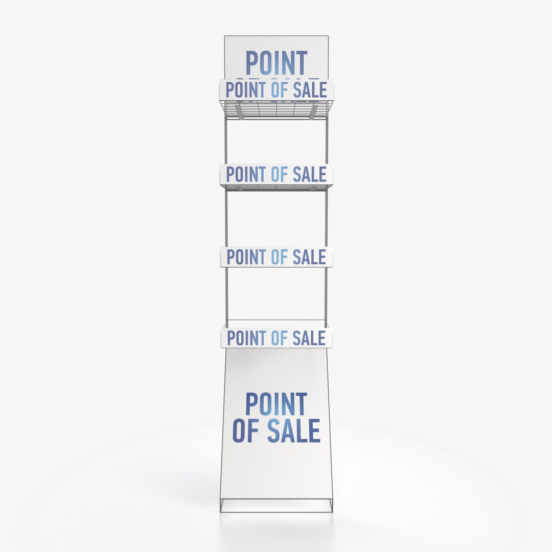 Display Rack 3D Model - TurboSquid 1361639