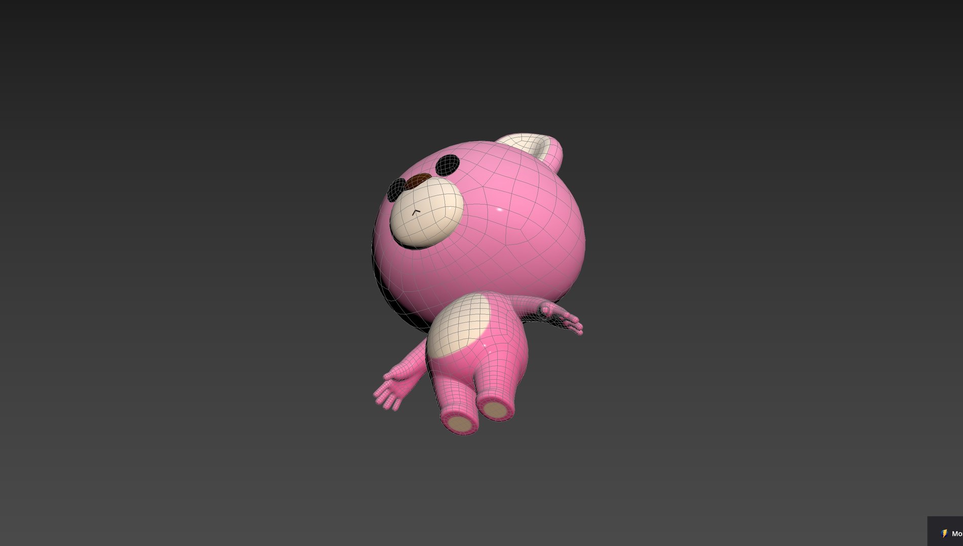 Character216 Pink Bear 3D model - TurboSquid 2025355