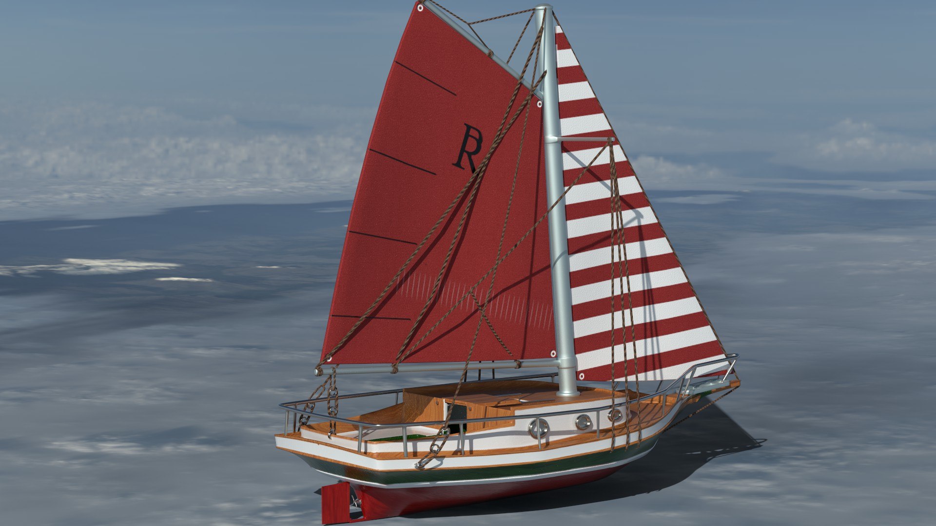 Sail boat 3D 모델 - TurboSquid 1957099