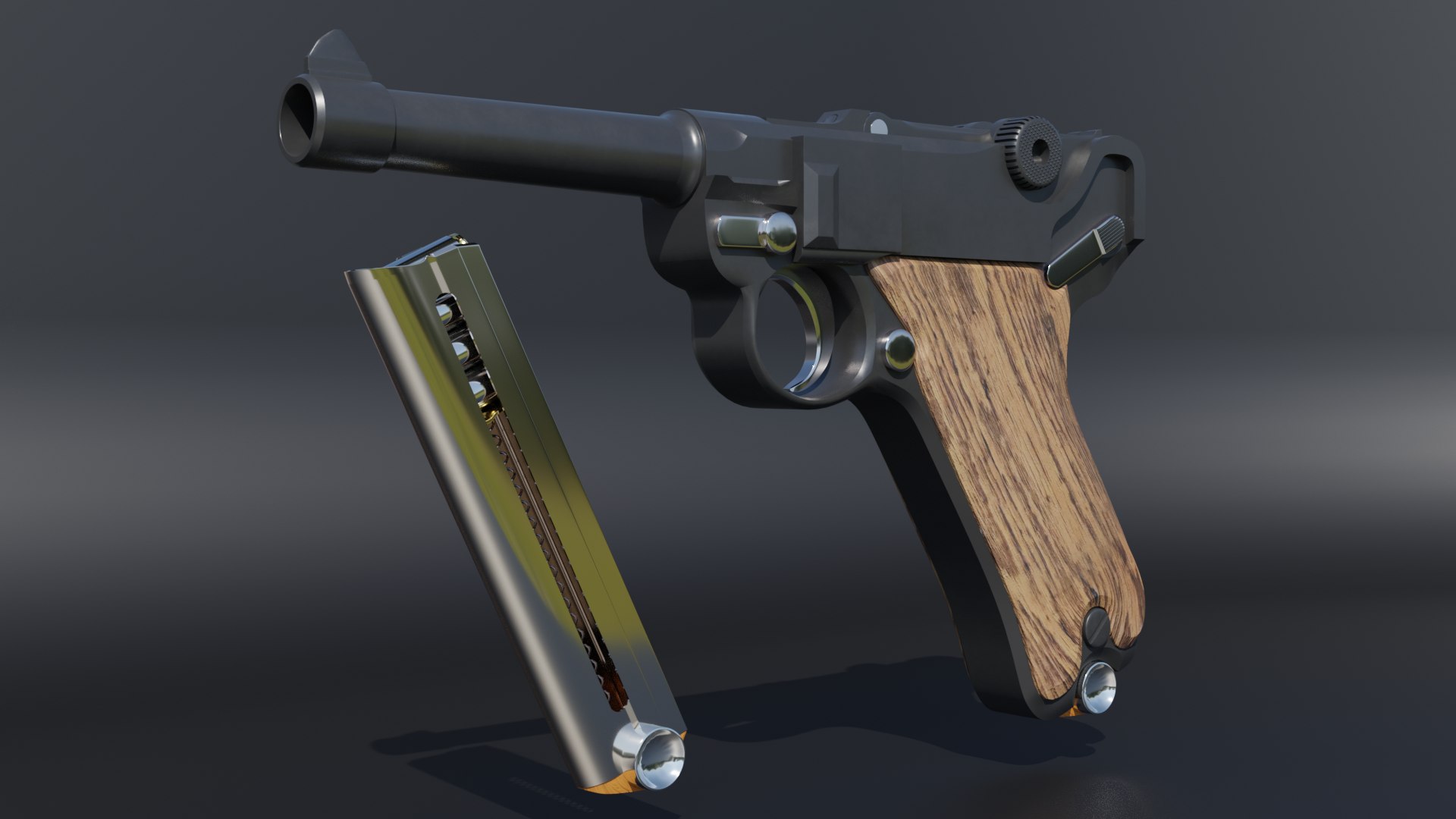3D Luger P08 - TurboSquid 1827112