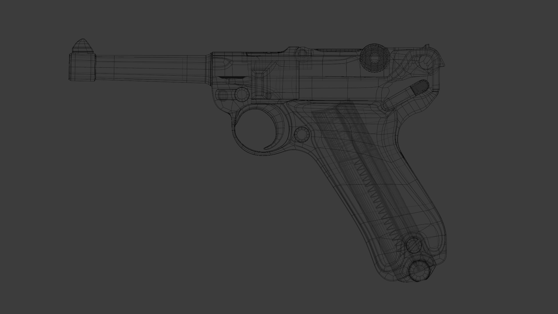 3D Luger P08 - TurboSquid 1827112