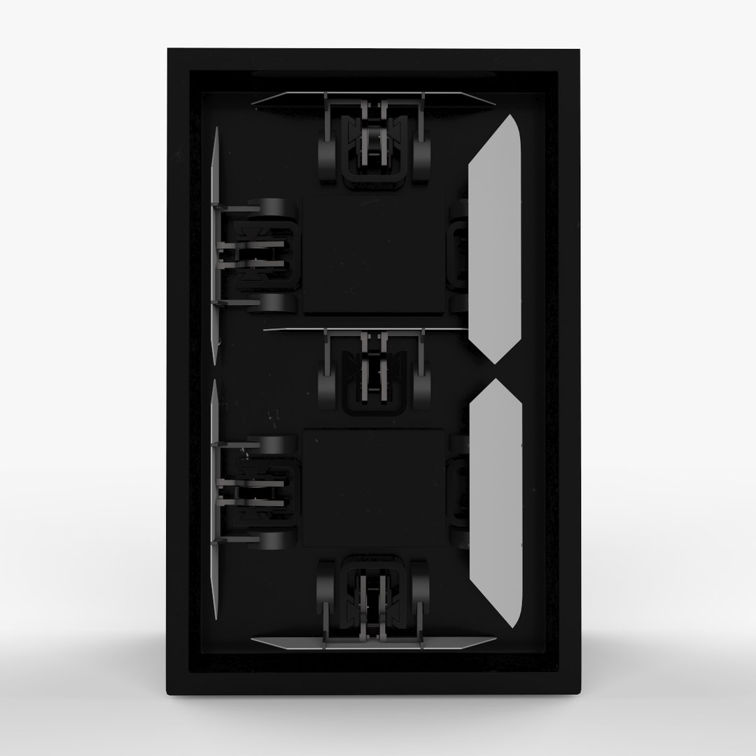 Digital Number Panel 3D Model - TurboSquid 1169288