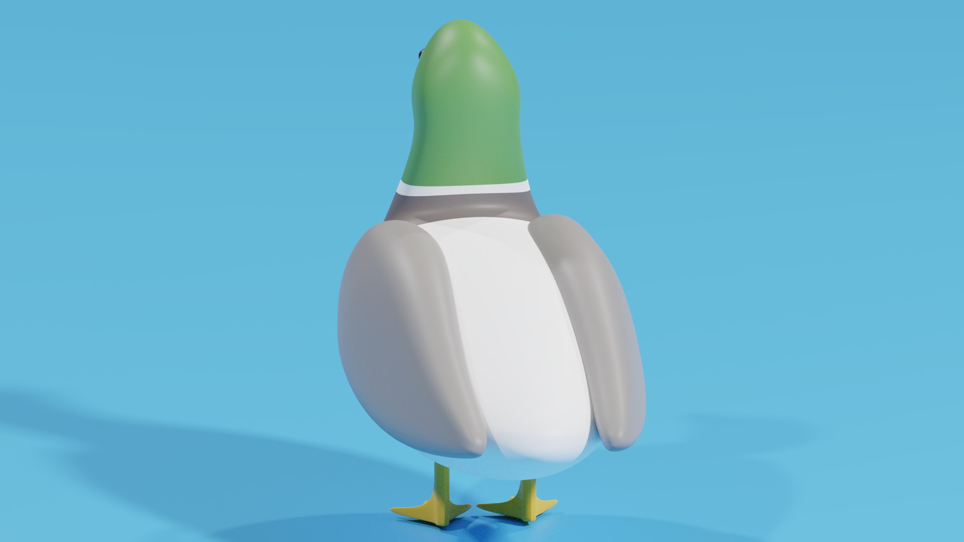 Cartoon Duck Model - TurboSquid 2247341