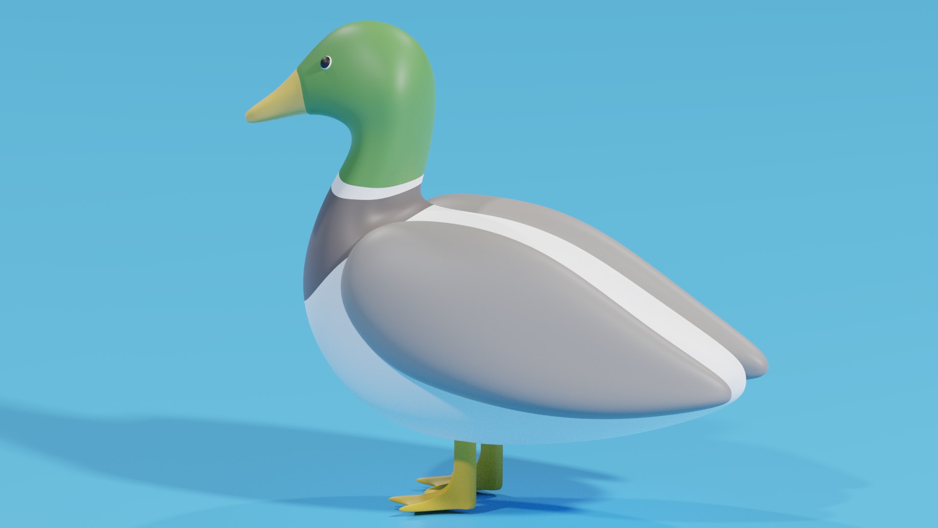 Cartoon Duck Model - TurboSquid 2247341