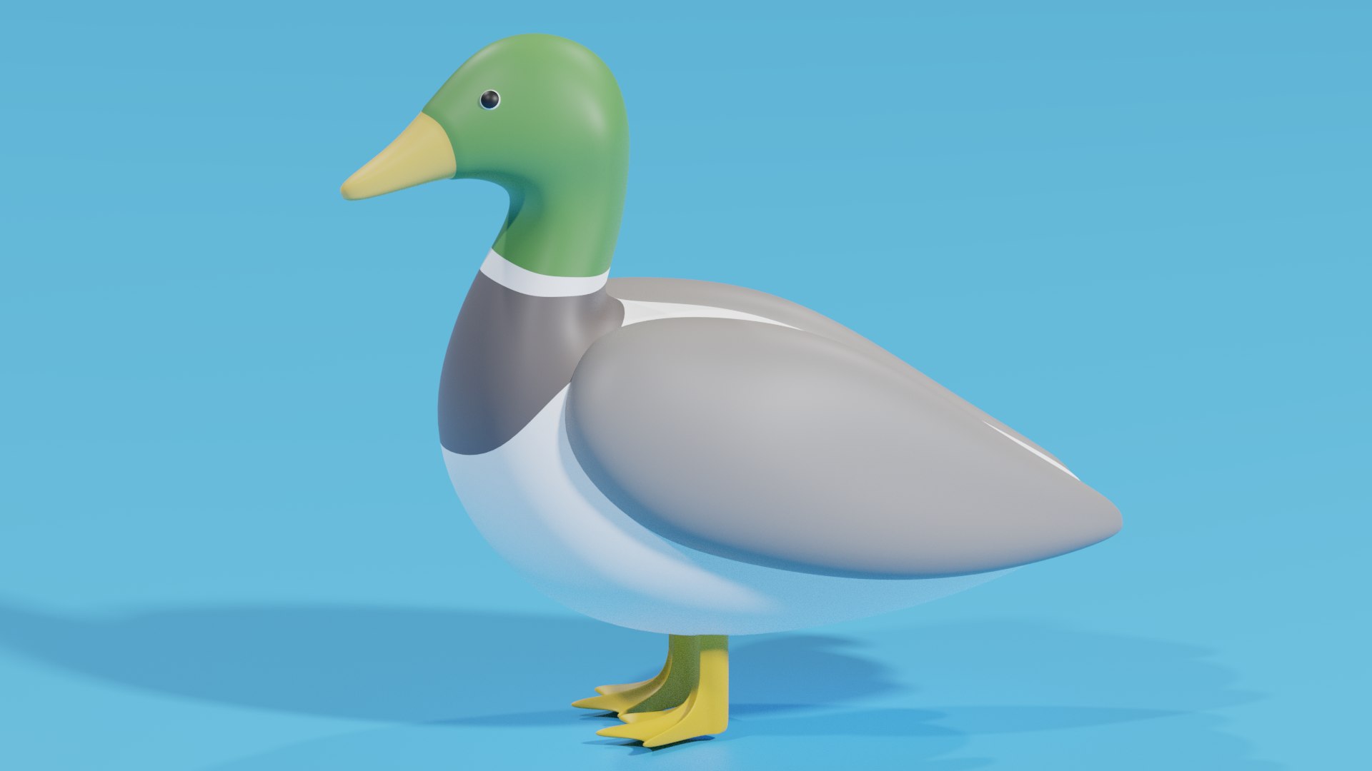 Cartoon Duck Model - TurboSquid 2247341