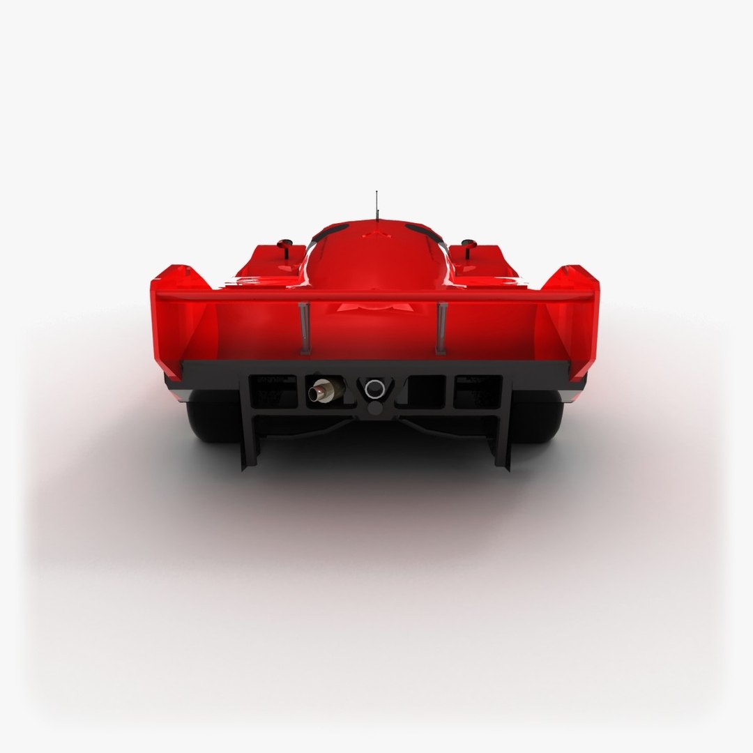 Porsche 962 Coca Cola 3d Model
